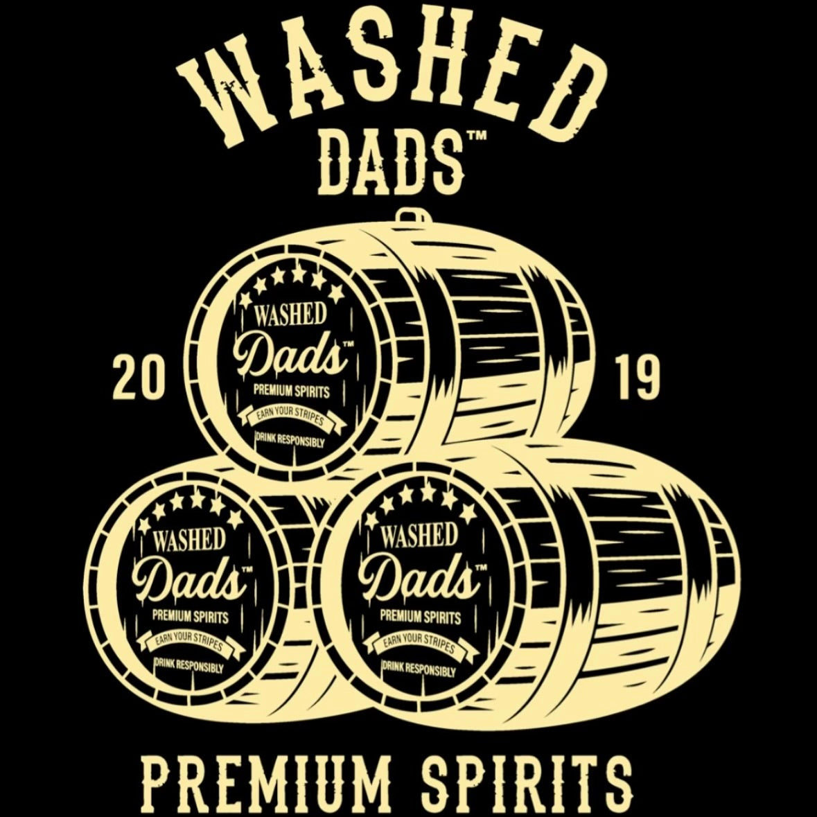 WD Barrel Hoodie – Washed Dads