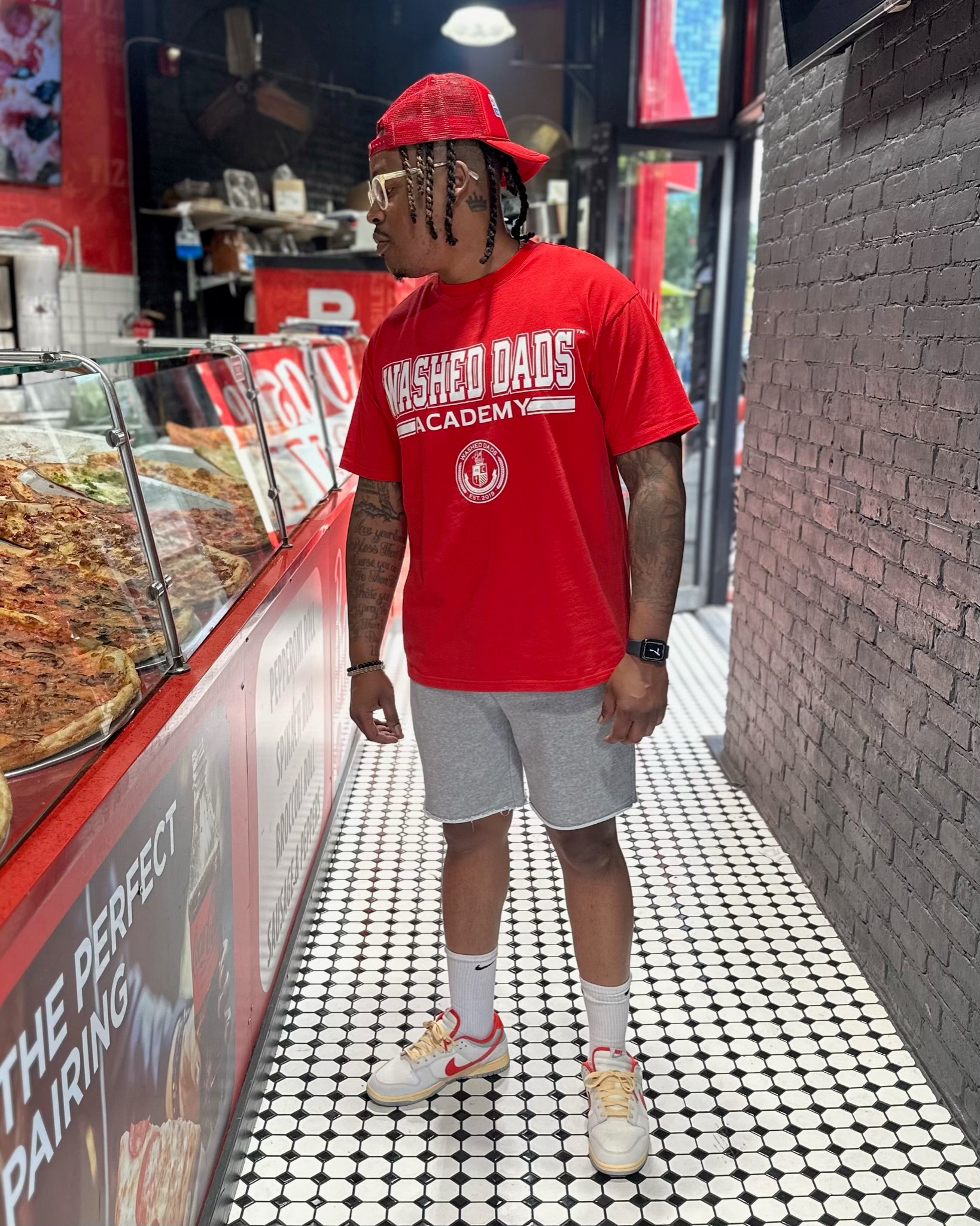 Collegiate Tee – Washed Dads